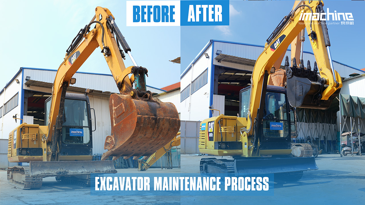 CAT 305.5E Excavator Maintenance Process - Hunan imachine Technology Co ...