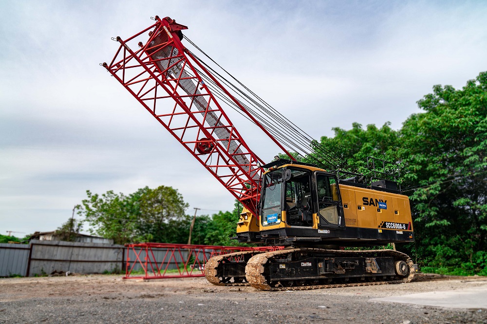 SANY 60 Ton Crawler Crane | Used SCC600A-6 for Sale - Hunan imachine ...